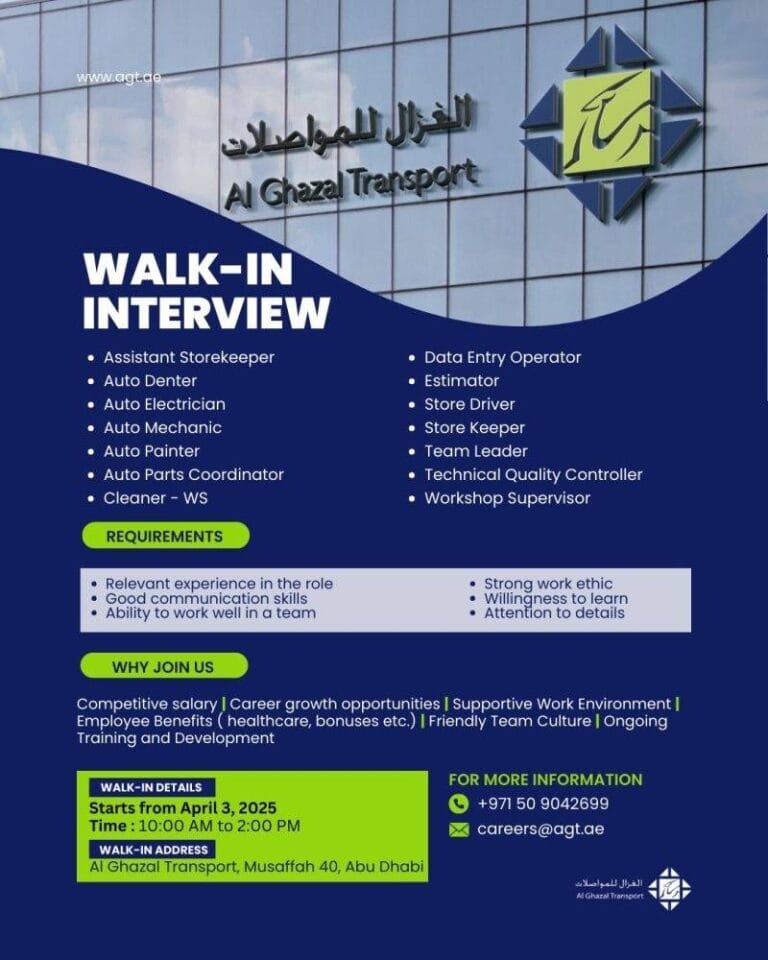 Latest Job Updates | Gulf, Government & Private Sector Jobs